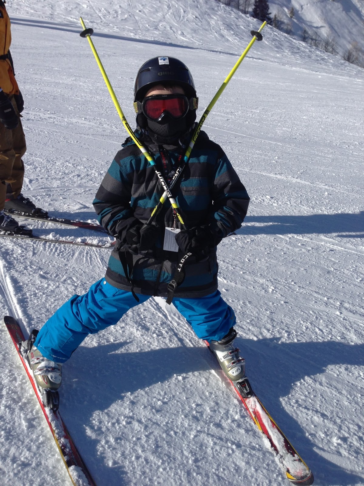 a work in progress: Skiing