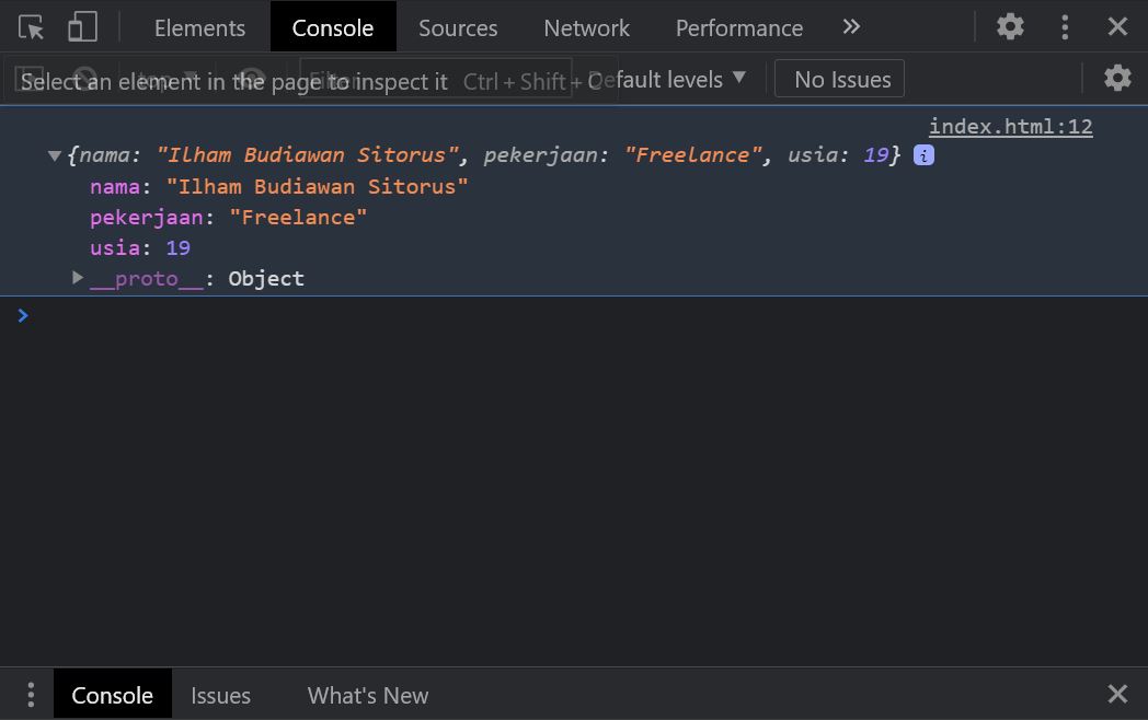 Belajar JSON Pada Javascript - BelajarwithIB