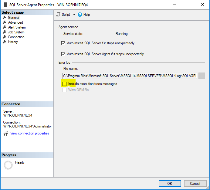SQLDesk: MSSQL: Getting more detail information for failed jobs.