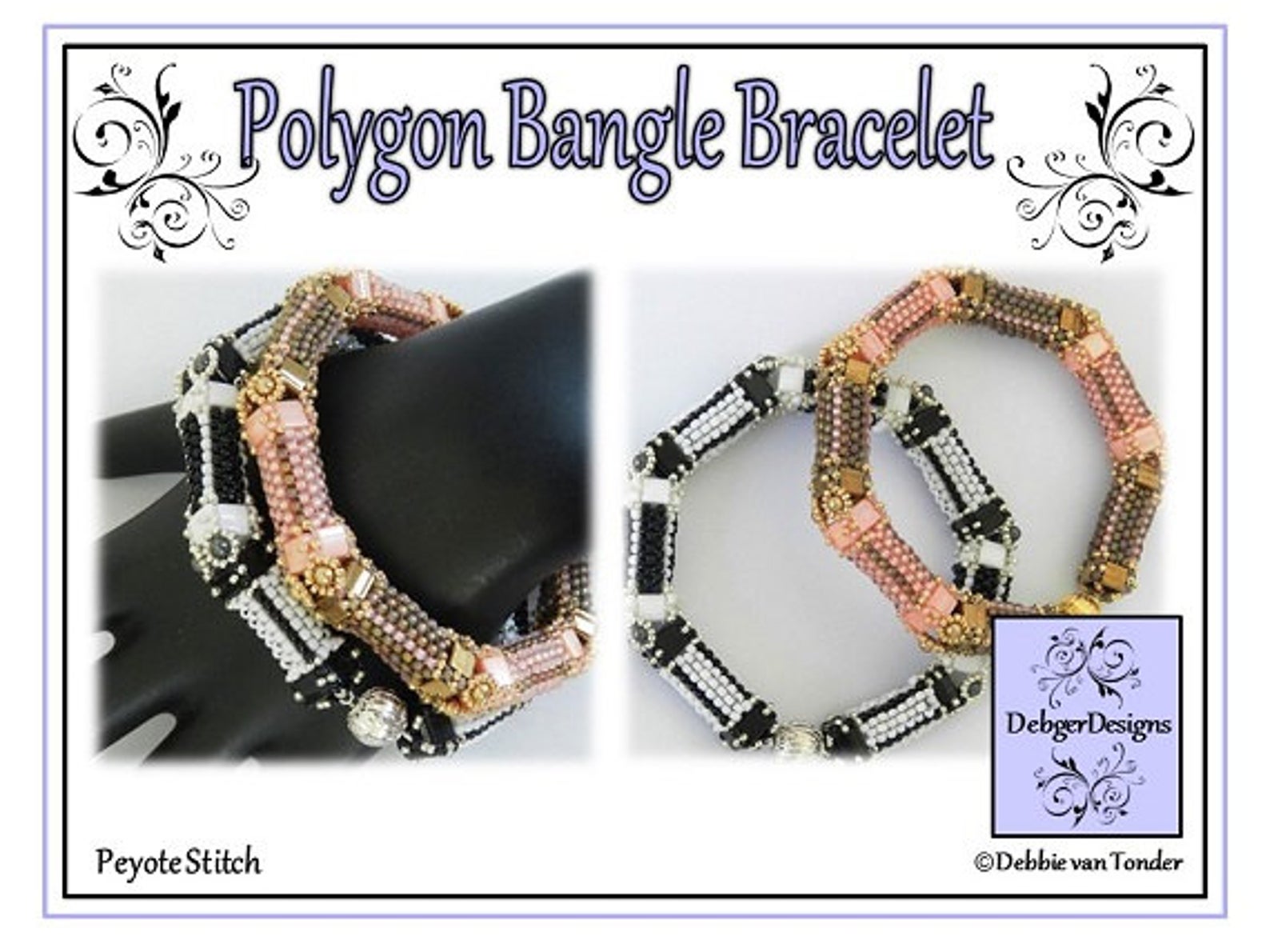 Imaginative Bangle and Bracelet Beadwork Designs by DebgerDesigns / The ...