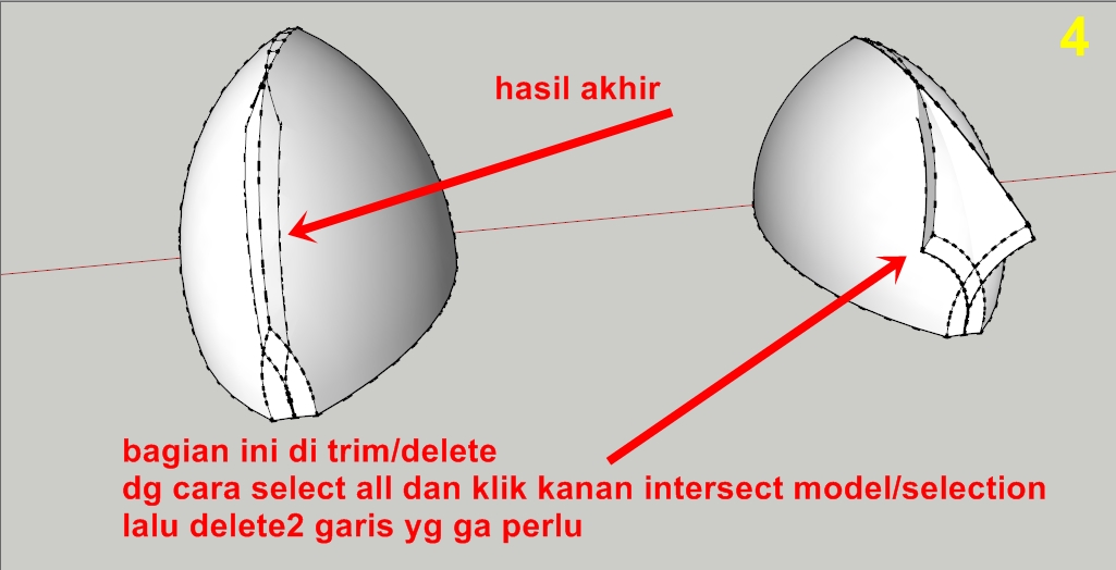 [bin3dstudio]: trik sederhana membuat atap curve