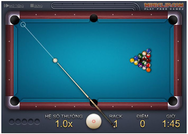 Game Bida 8 Lỗ - Test