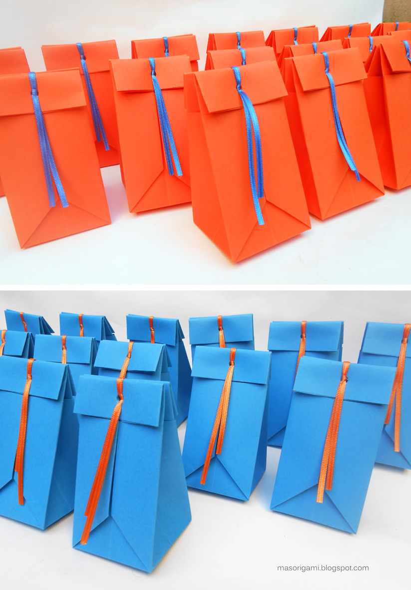 mas origami: Bolsitas de origami