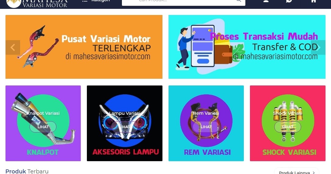 Template Toko Online Dengan Form Order Whatsapp