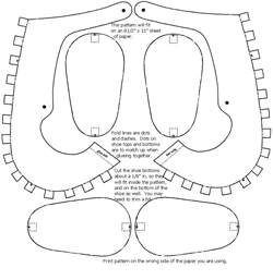 Keena's handmade crafts: Cute paper baby shoes