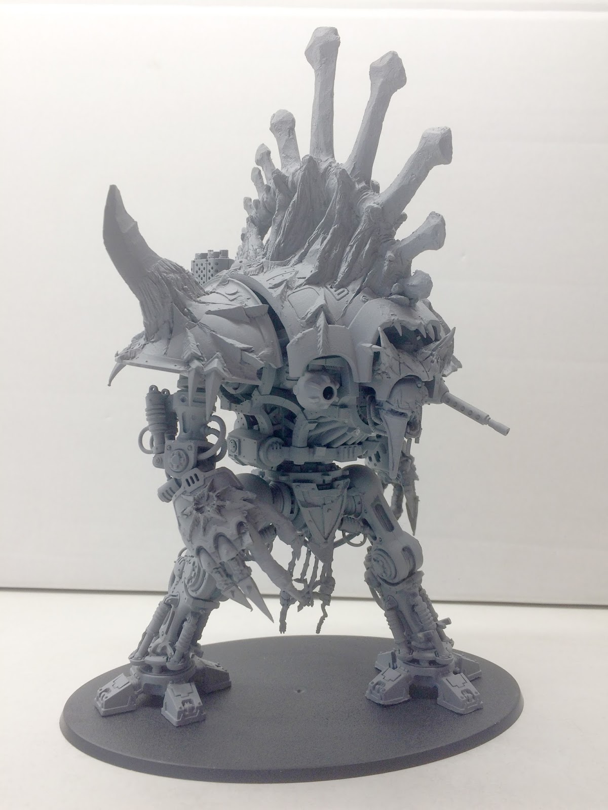 Bluewarp studios: Daemon Knight of Khorne - Chaos Knight Conversion