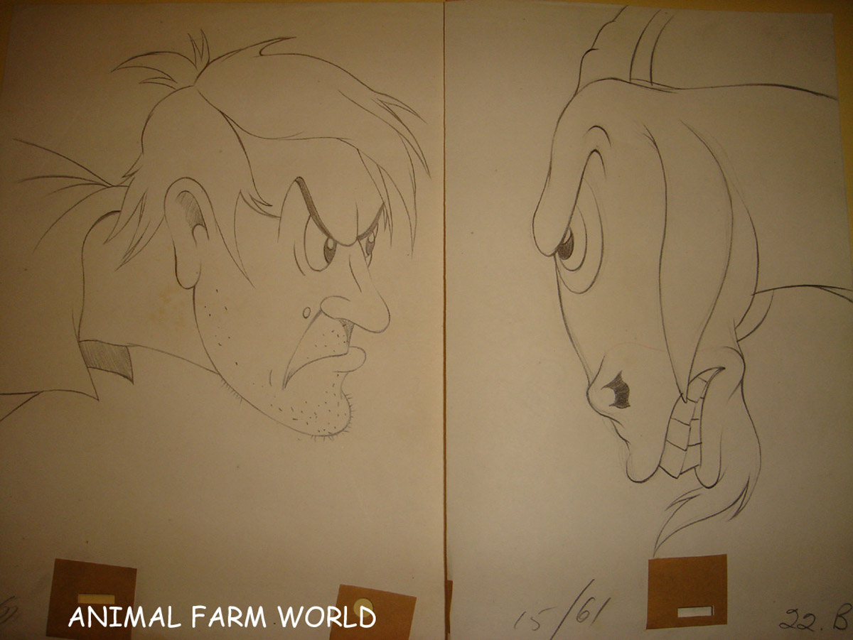 Living Lines Library: Animal Farm (1954) - Production Drawings > Animals