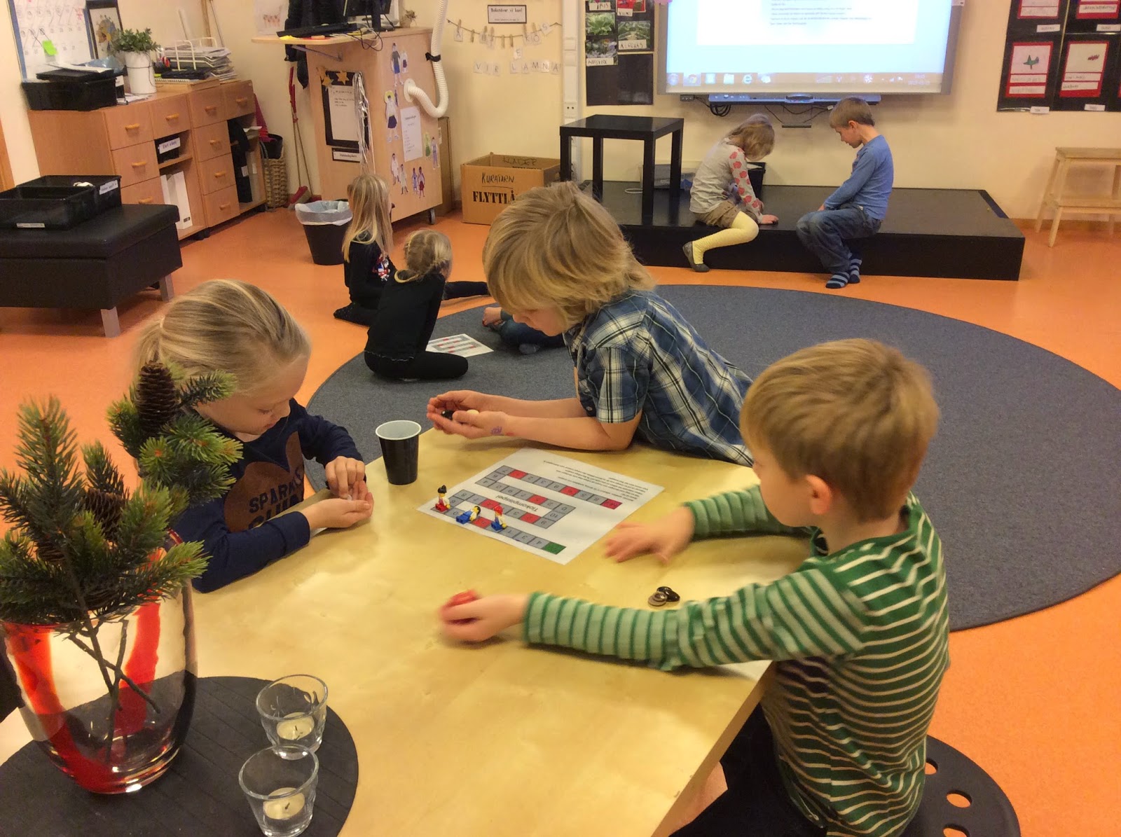 Förskoleklass C: Matte-spel!