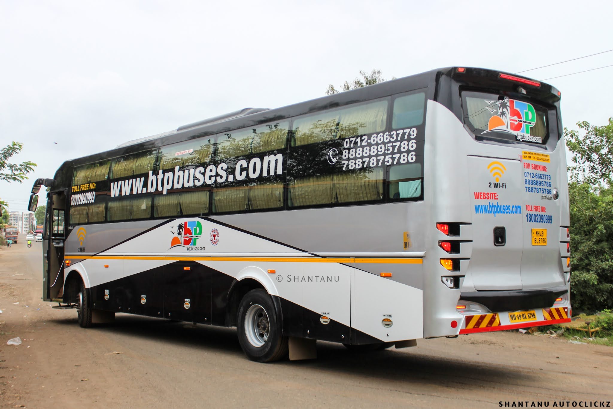 Shantanu Autoclickz: BTP Travels Prakash Capella AC Sleeper Kolhapur to ...