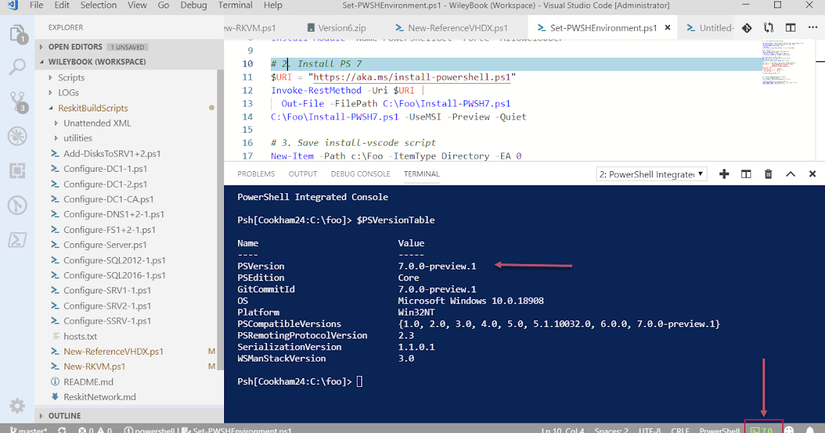 Under The Stairs: PowerShell 7 Is Here - Getting Started