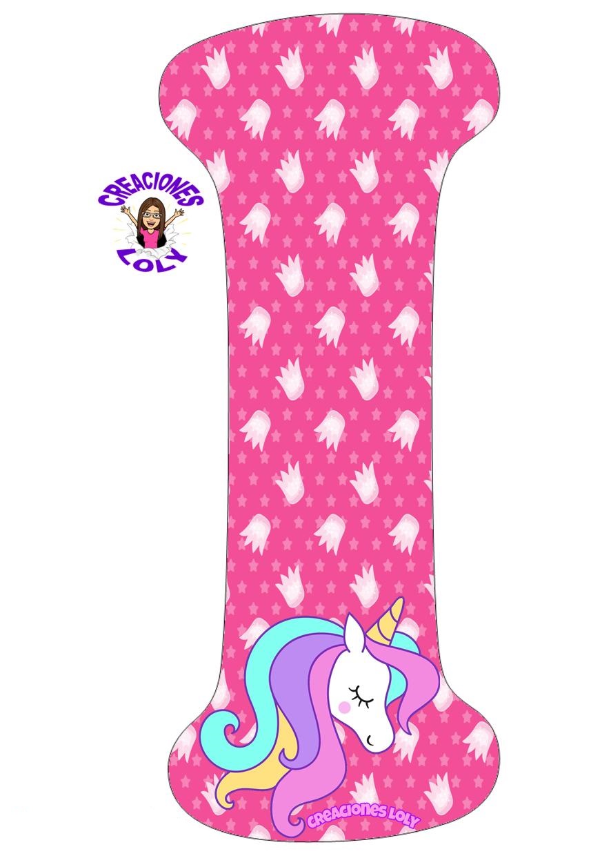 Creaciones Loly: Abecedario Unicornio