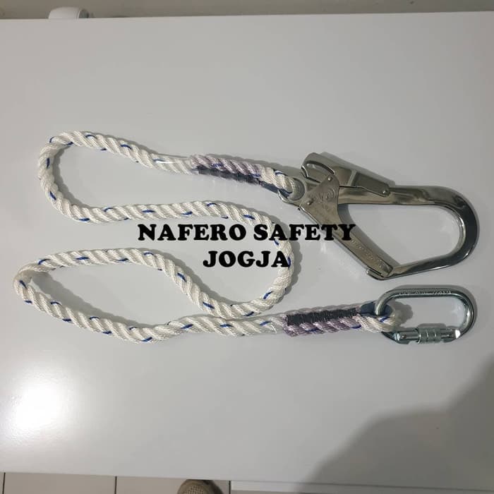 Tali Lanyard Safety Single Big Hook - NAFERO SAFETY