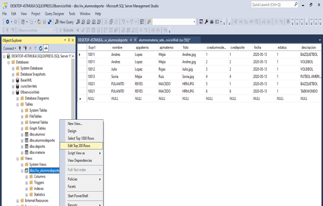 Usando Servicios Web con .Net: 010 SERVICIO WEB REST(WEB API) CON ASP.NET