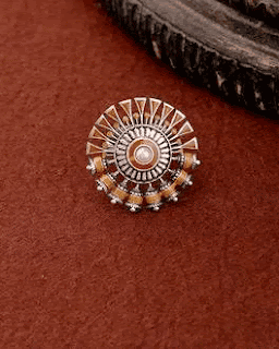 Yellow silver jewellery