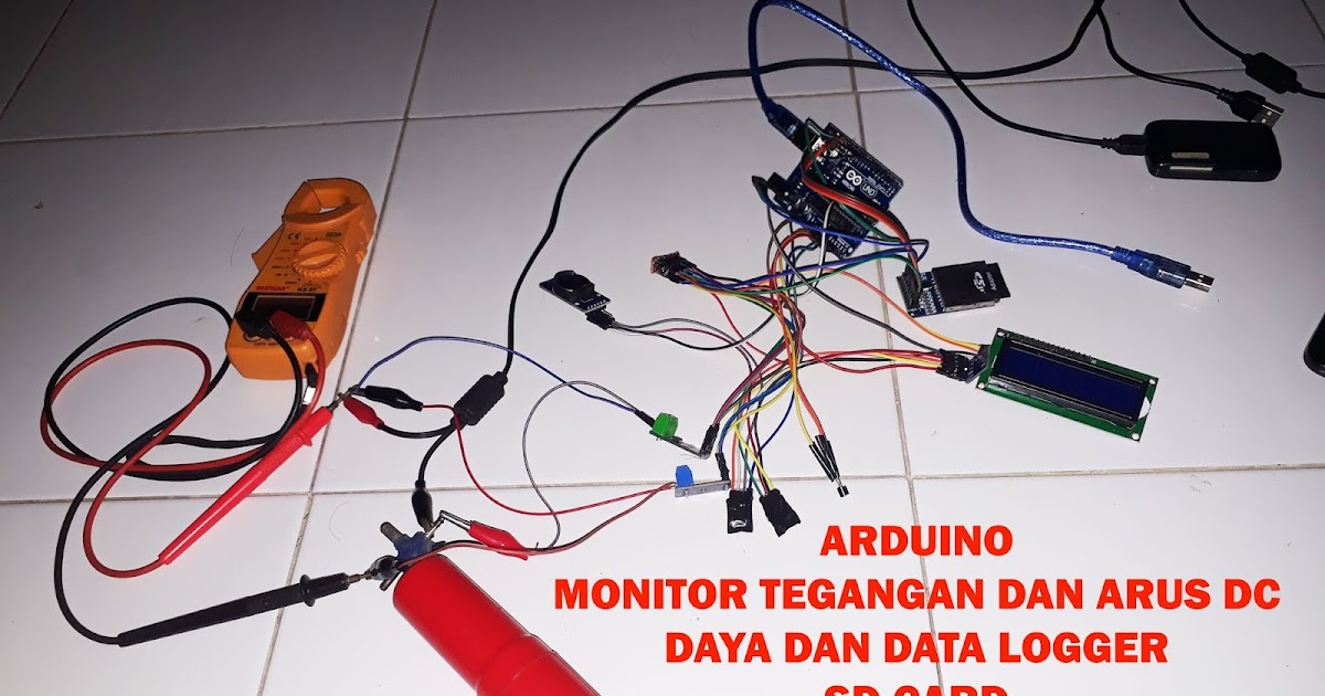 .: Membuat Alat Monitoring daya (Arus ACS712 dan Tegangan) DC + SUHU ...