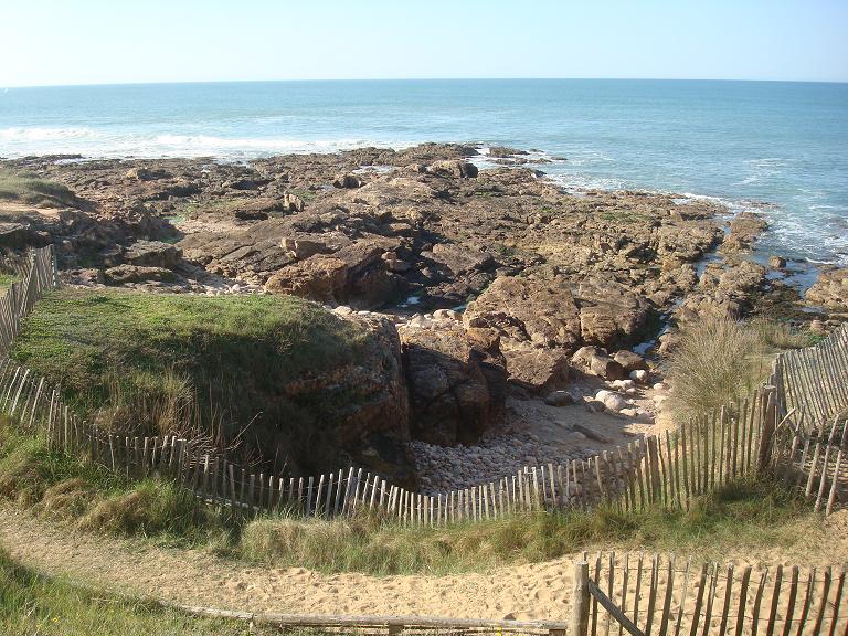 PHOTOS DE VENDEE: Le Château d'Olonne et sa côte sauvage