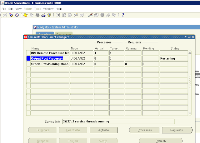 URULEANDO: ORACLE R11 - No se imprimen las ordenes de compra, en estado ...