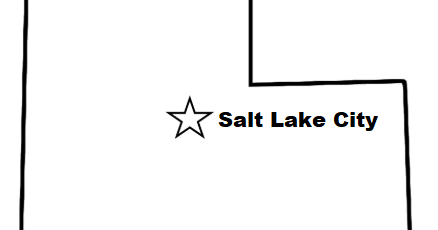 Blog de Biologia: Utah State Map coloring page