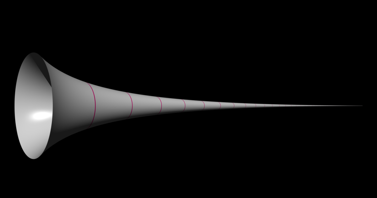 What is a Gabriel's horn? ~ FreeAstroScience.com