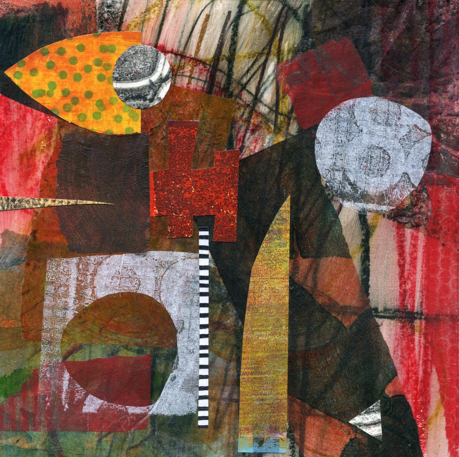 Michèle Brown Artist - The Old Cells Studio: Collage