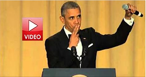 Barack Obama Drops Mic Like A Boss - help Nepal