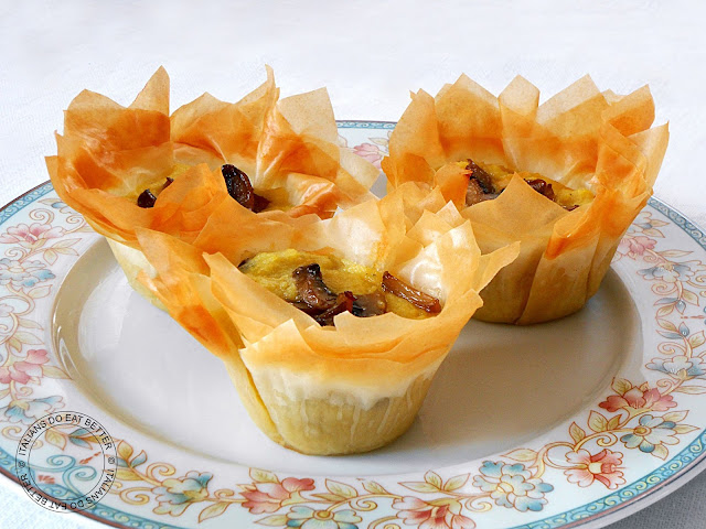 CESTINI DI PASTA FILLO CON PATATE, FUNGHI E FORMAGGI - ITALIANS DO EAT ...