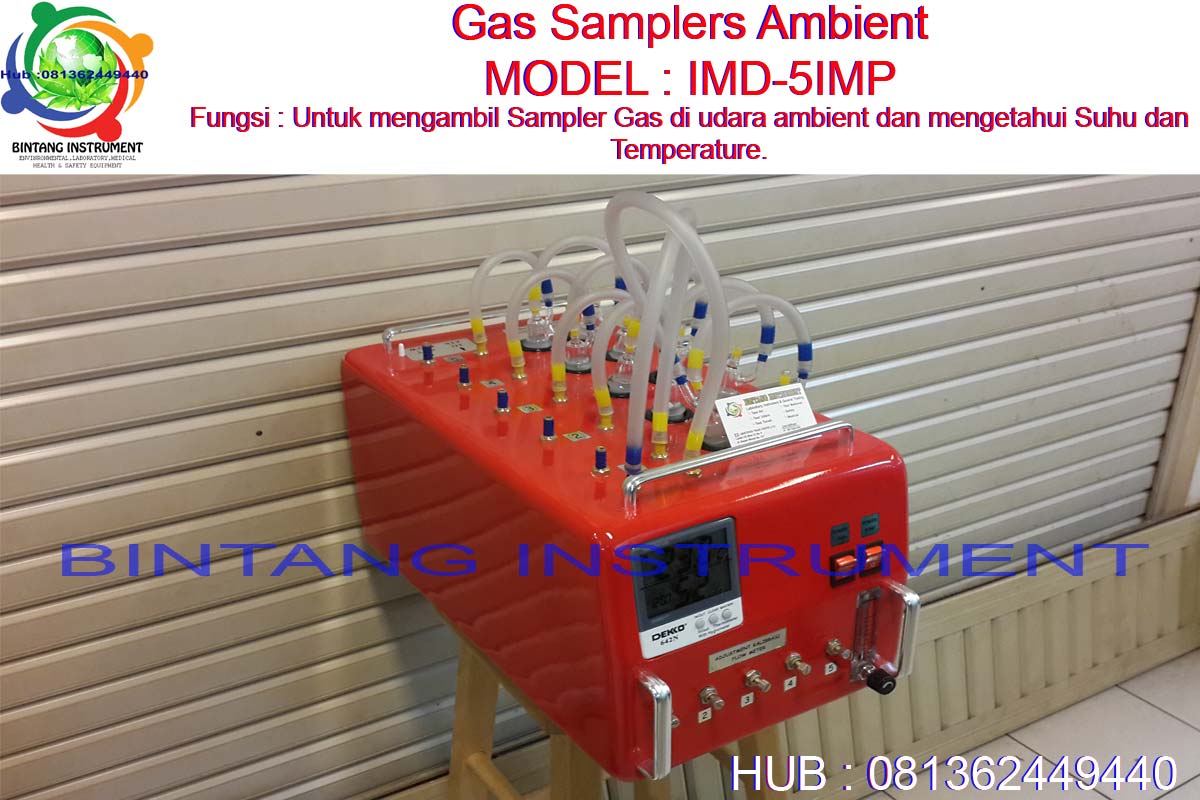 BINTANG INSTRUMENT : Jual Portable Air Sampler Impinger GAS SAMPLERS ...