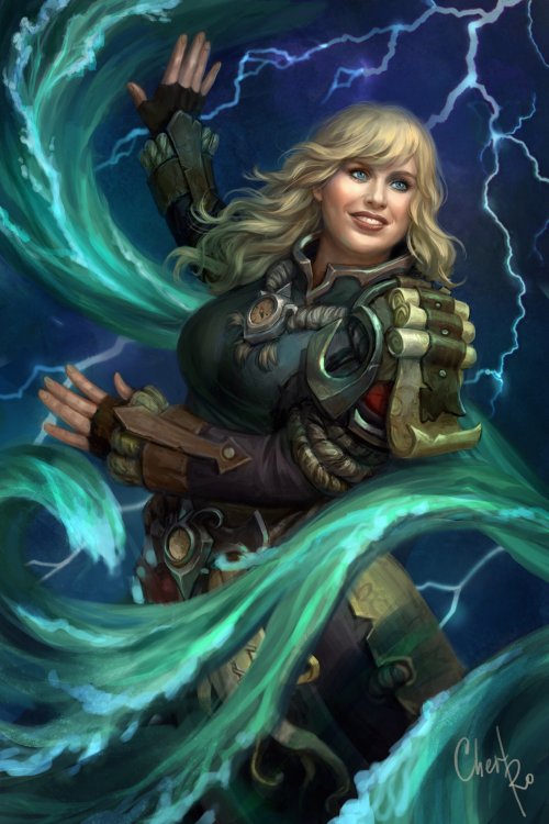 As mulheres nas ilustrações de fantasia inspiradas em games de Oxana ...