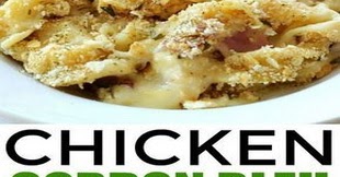 Chicken Cordon Bleu Noodle Bake Recipe - Tasty Foods