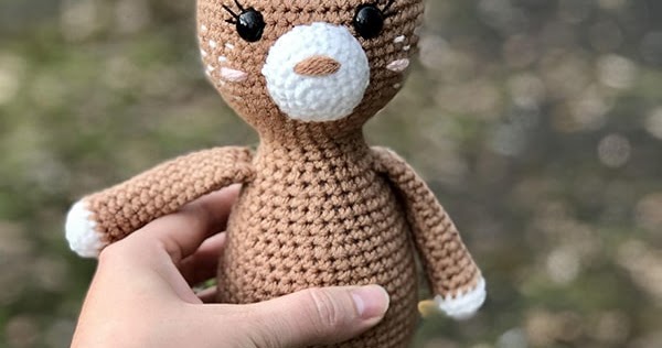 Free Crochet Deer Pattern - Grace and Yarn