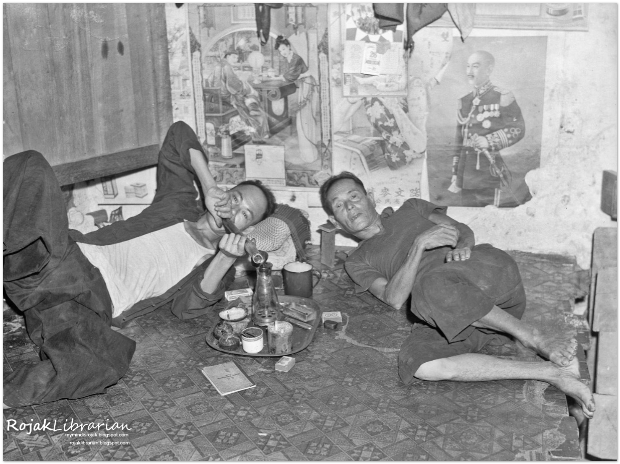 Opium Smoking in Singapore (Images from the Past)