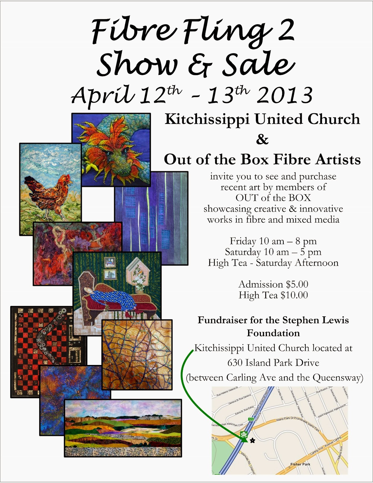 Juanita Sauve Art Quilts: Fibre Fling 2 - Out of the Box Fibre Artists