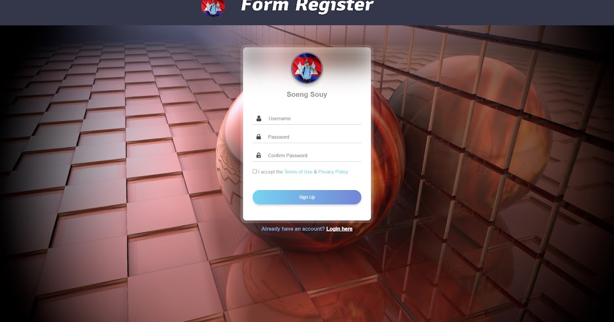How To Create a Sign Up Form