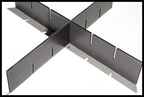 PhotoCompass: Quick DIY softbox grid