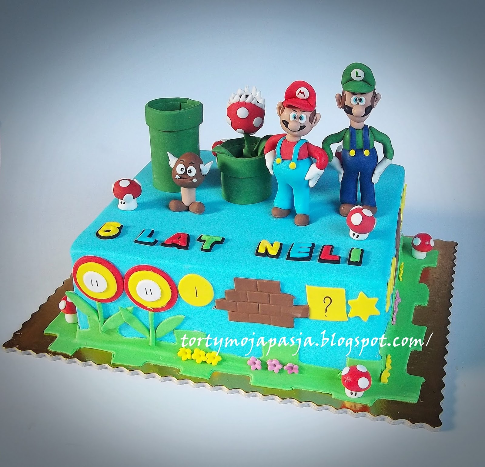 Torty moja pasja / Cakes my passion: Tort gra Mario Bros / The cake is ...