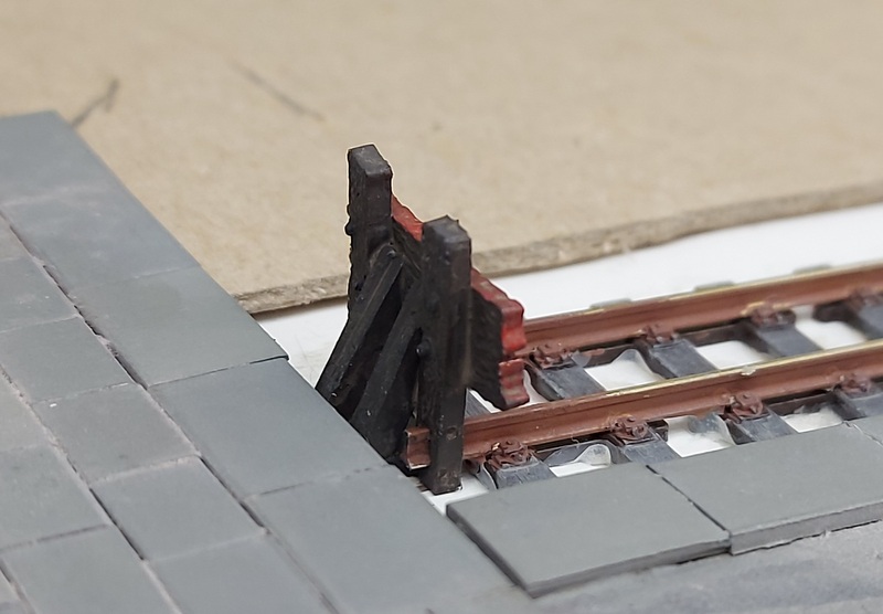 Michael's Model Railways: Water supply and buffer stops for Hexworthy