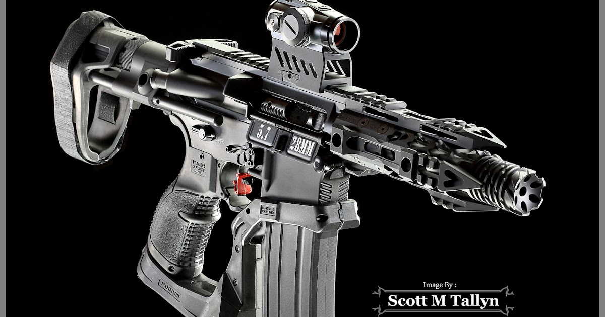 AR 57 Pistol - Angled View