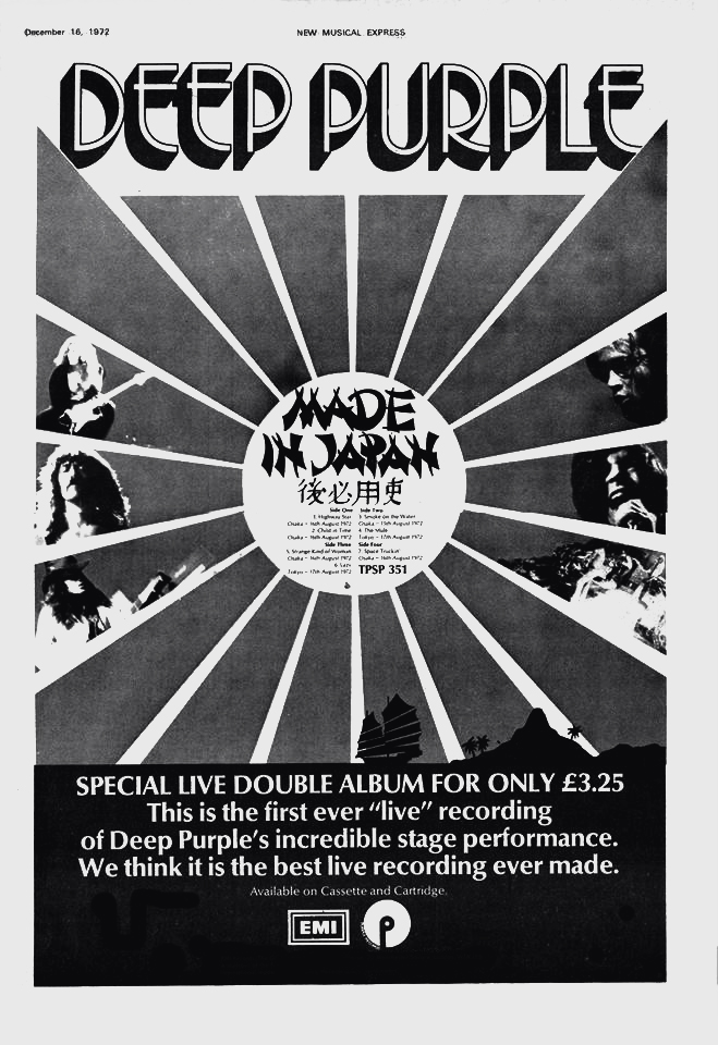 Darius, Don't You Get The Feelin: Deep Purple - Made in Japan ...