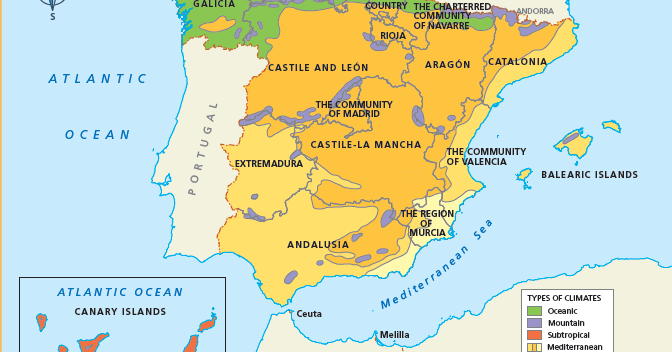 THE CLIMATES OF SPAIN (I)