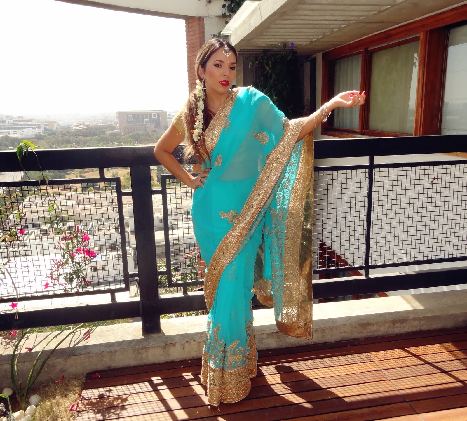 Mi first Saree - Dreams, Colors and Glitter