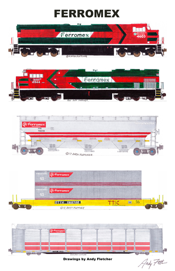 Andy Fletcher Blog-: A Ferromex Train at the Port of Veracruz