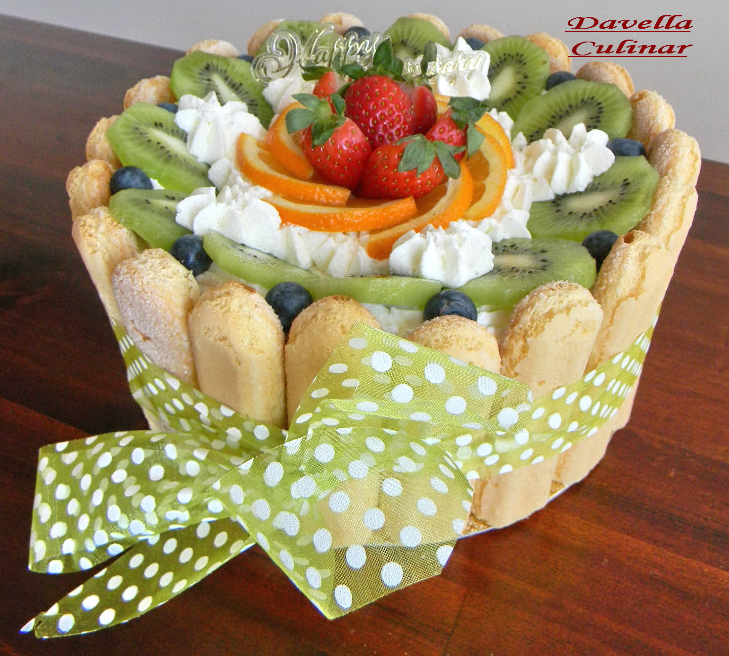 *DAVELLA CULINAR*: Gâteau charlotte de printemps / Tort diplomat VINE ...