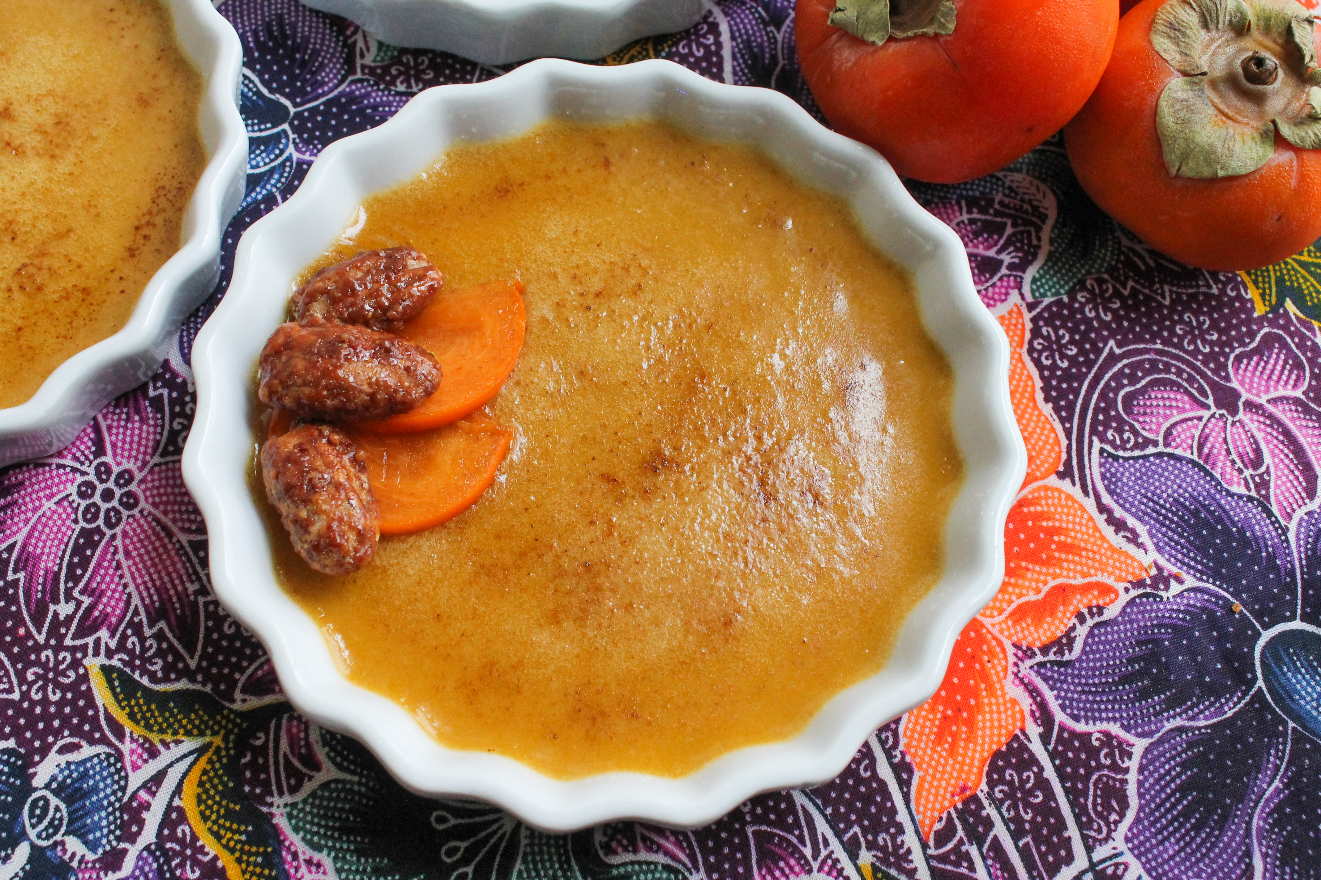 Food Lust People Love: Spiced Persimmon Crème Brûlée