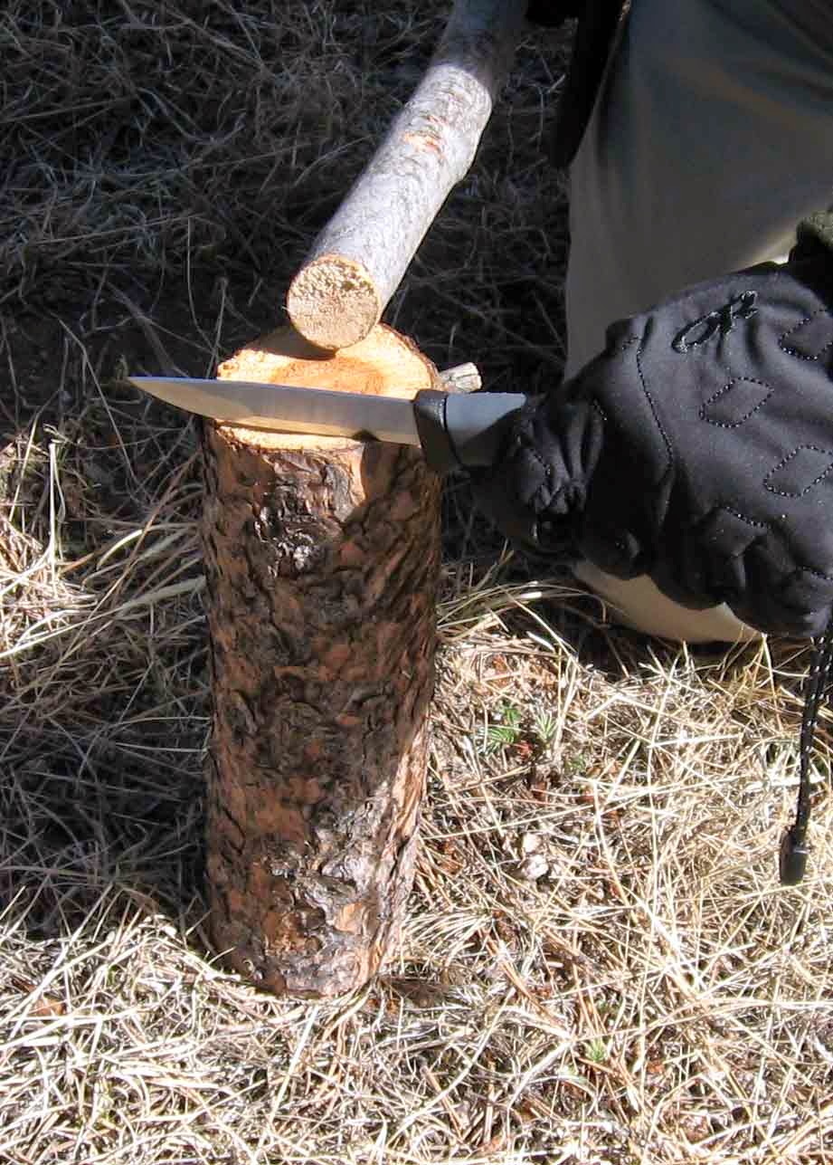 Rocky Mountain Bushcraft: Tips & Tricks: Batoning logs with a small ...