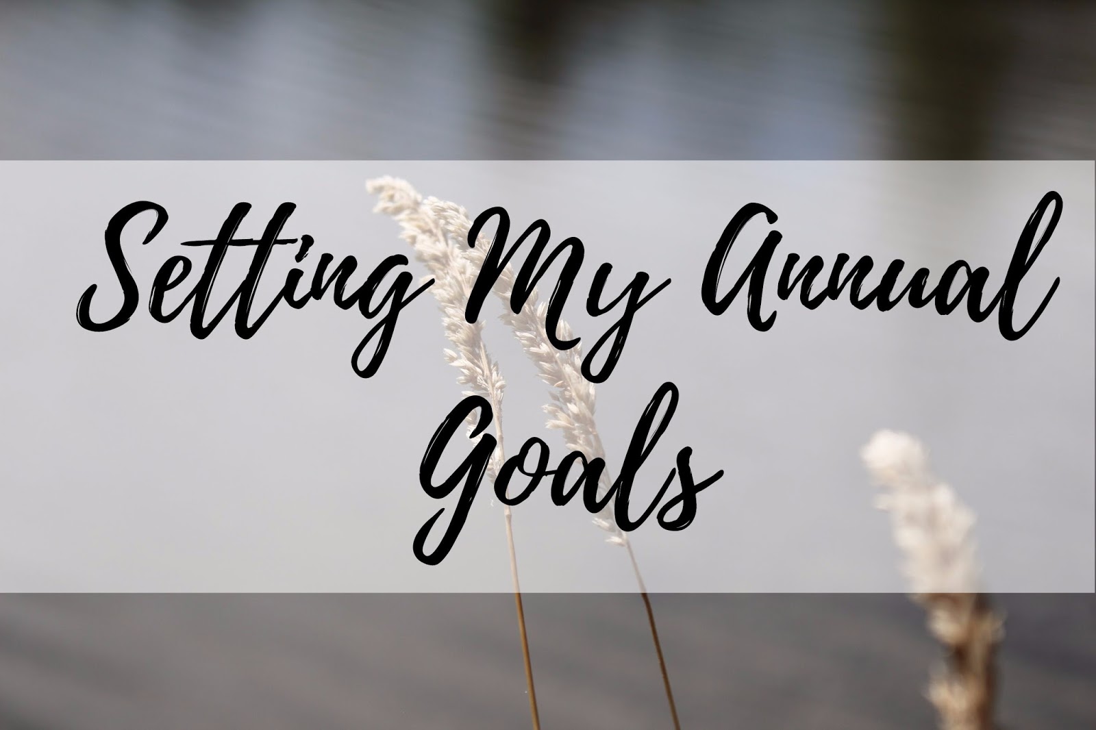 Blogobvious: Setting My Annual Goals