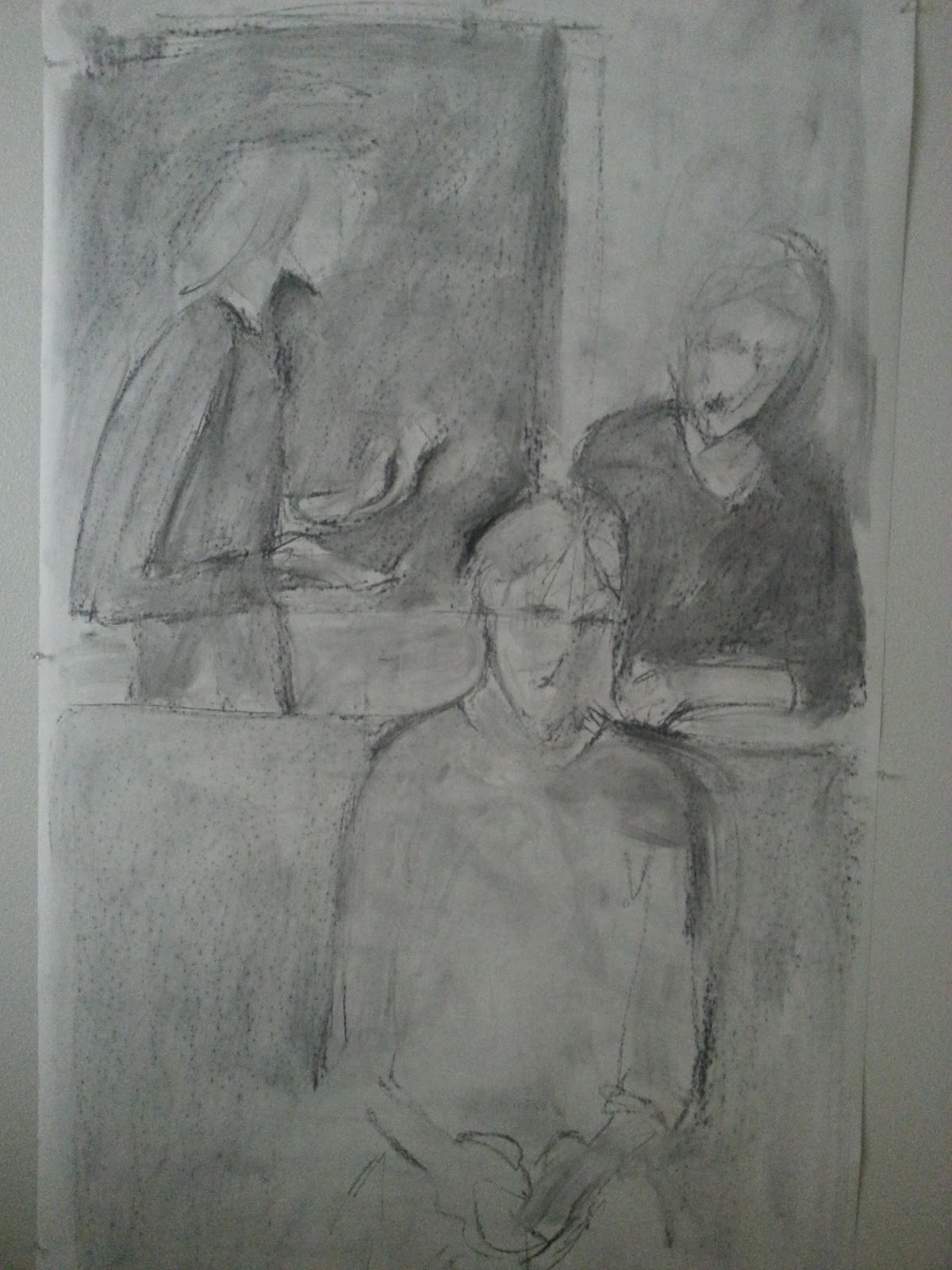 Figure Drawing II Final: Final Drawing-First 6 Hours