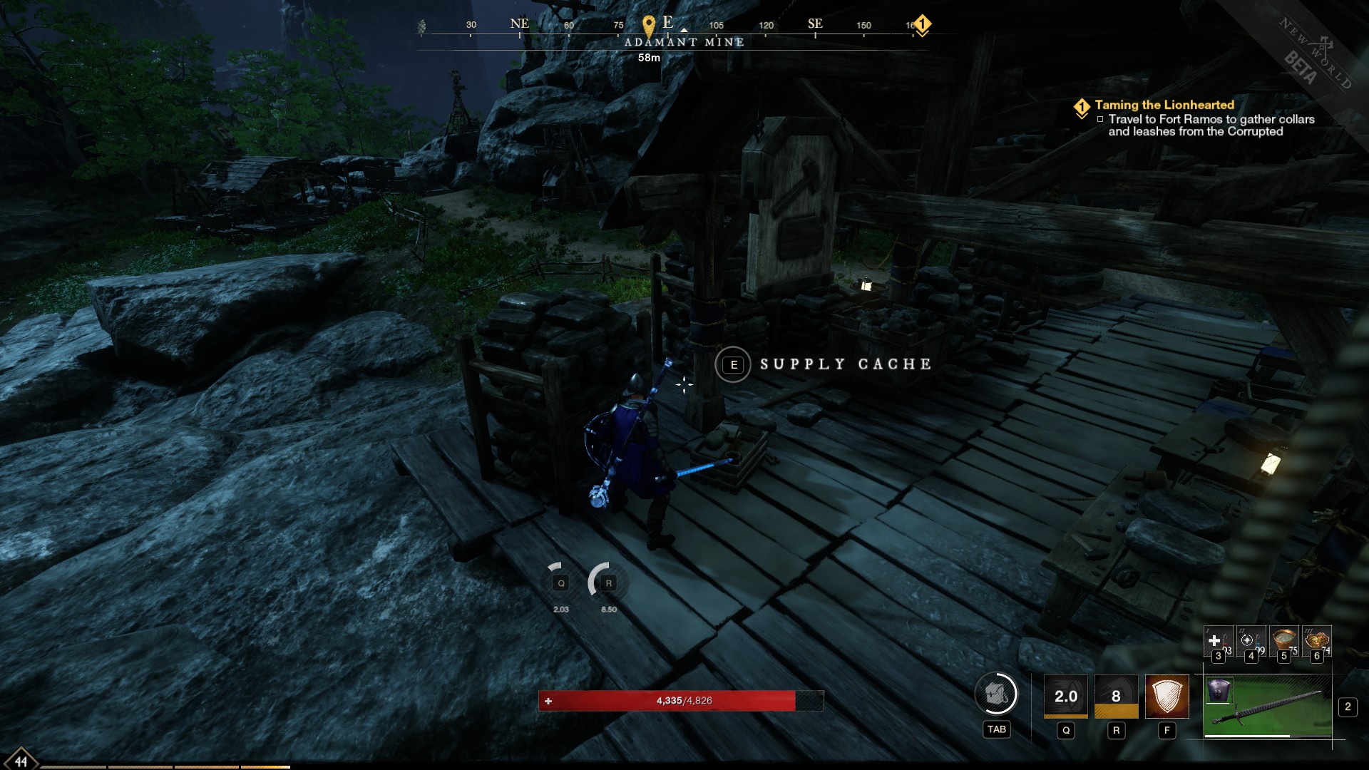 New World: Adamant Mine chest locations