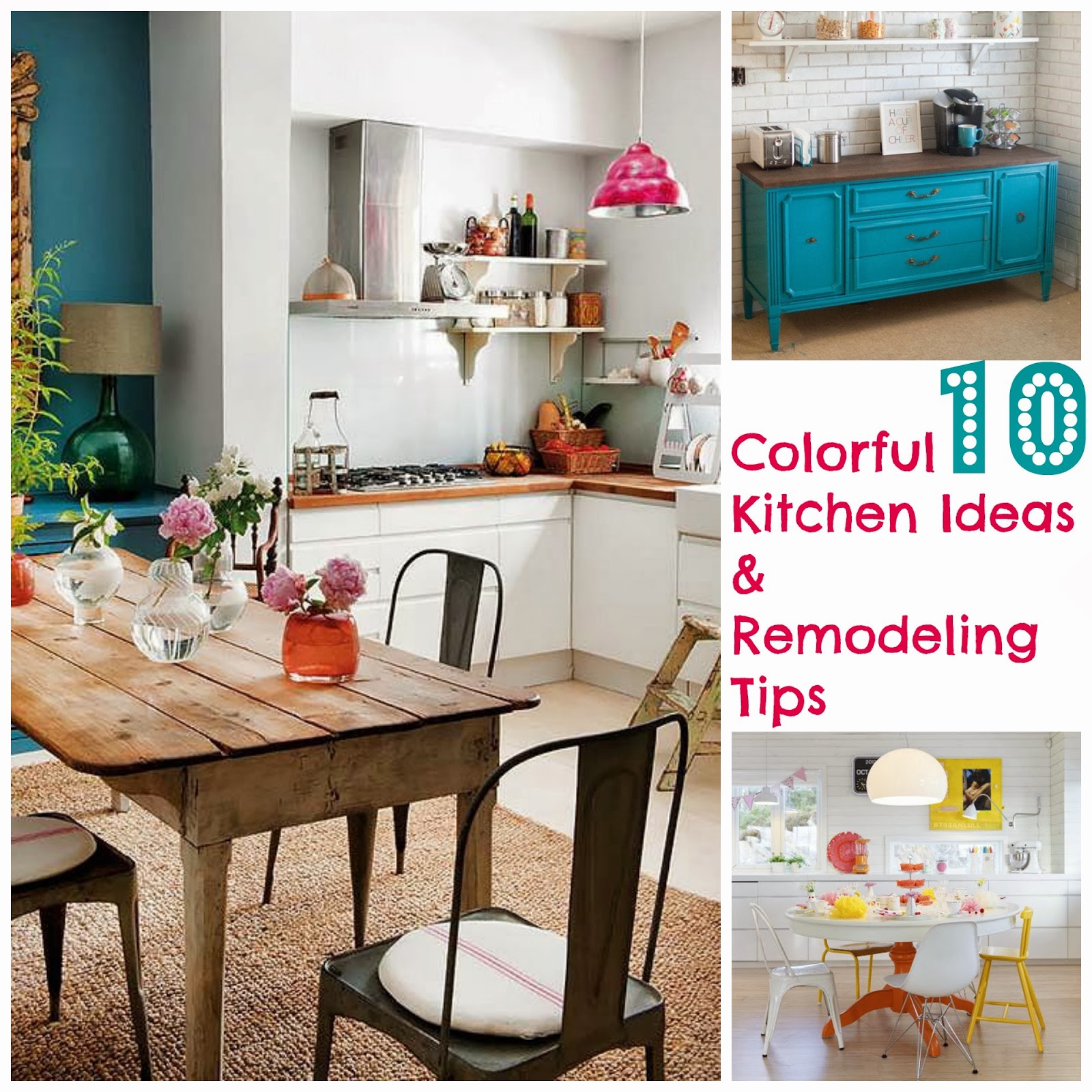 the Sweetest Memory: 10 Colorful Kitchen Ideas & Remodeling Tips