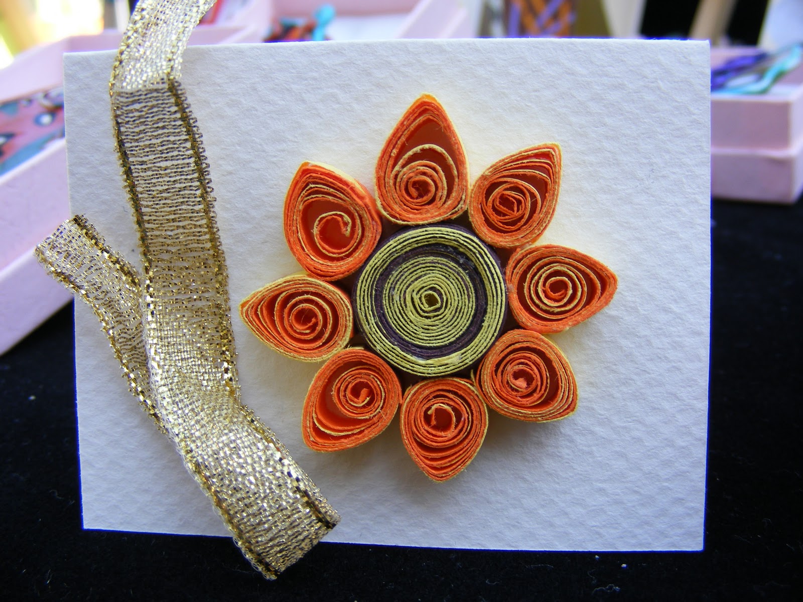 Jocul de-a arta: Felicitari quilling - Idei noi