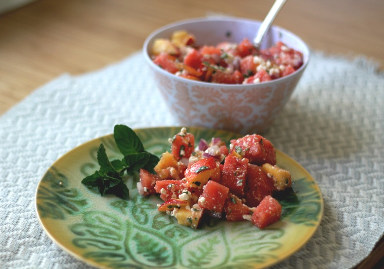 abhaya: In Season >> Watermelon, Nectarine, + Feta Salad abhaya: In Season >> Watermelon, Nectarine, + Feta Salad